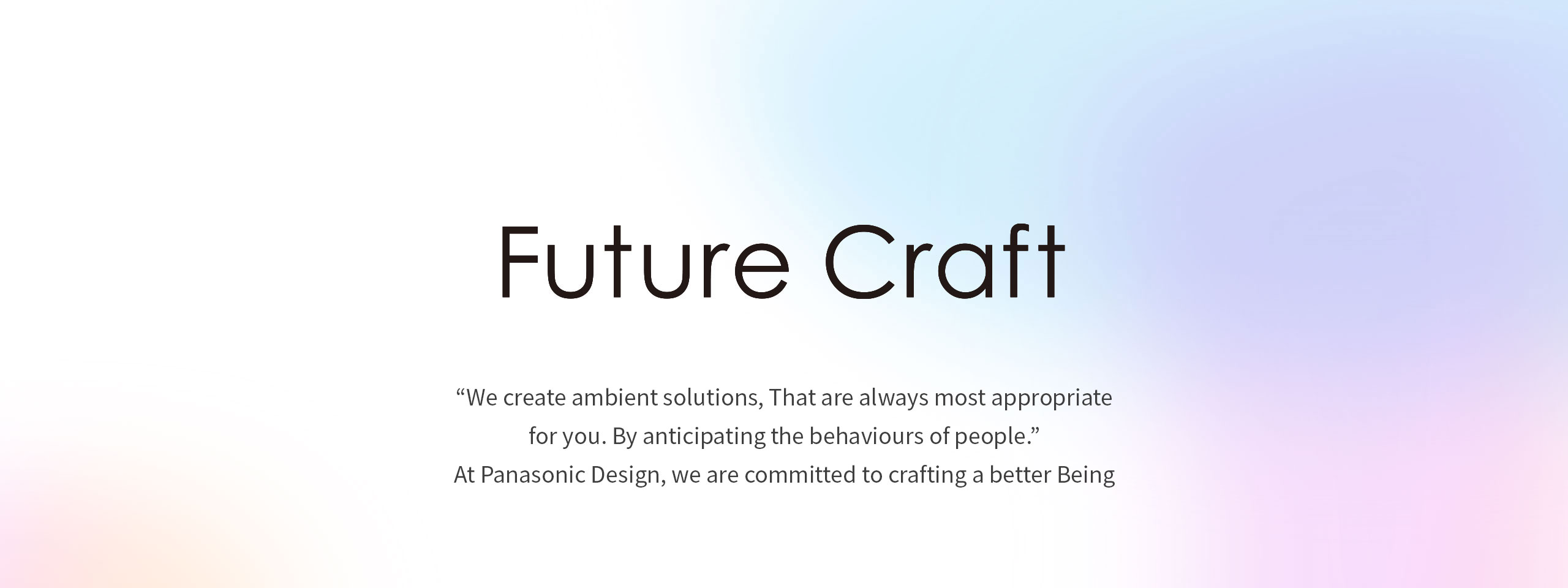 Philosophy - Design - Panasonic Holdings