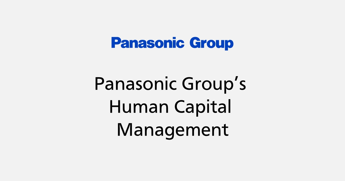 Signs of Change - Panasonic Group’s Human Capital Management ...